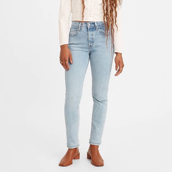Levi's | Jeans | Levis Premium 5 Skinny Jeans In Tango Light Wash High Rise Button Fly Size 27 ...